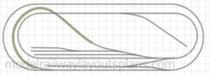 OO scale track and roadbed track plan - Railroad layouts